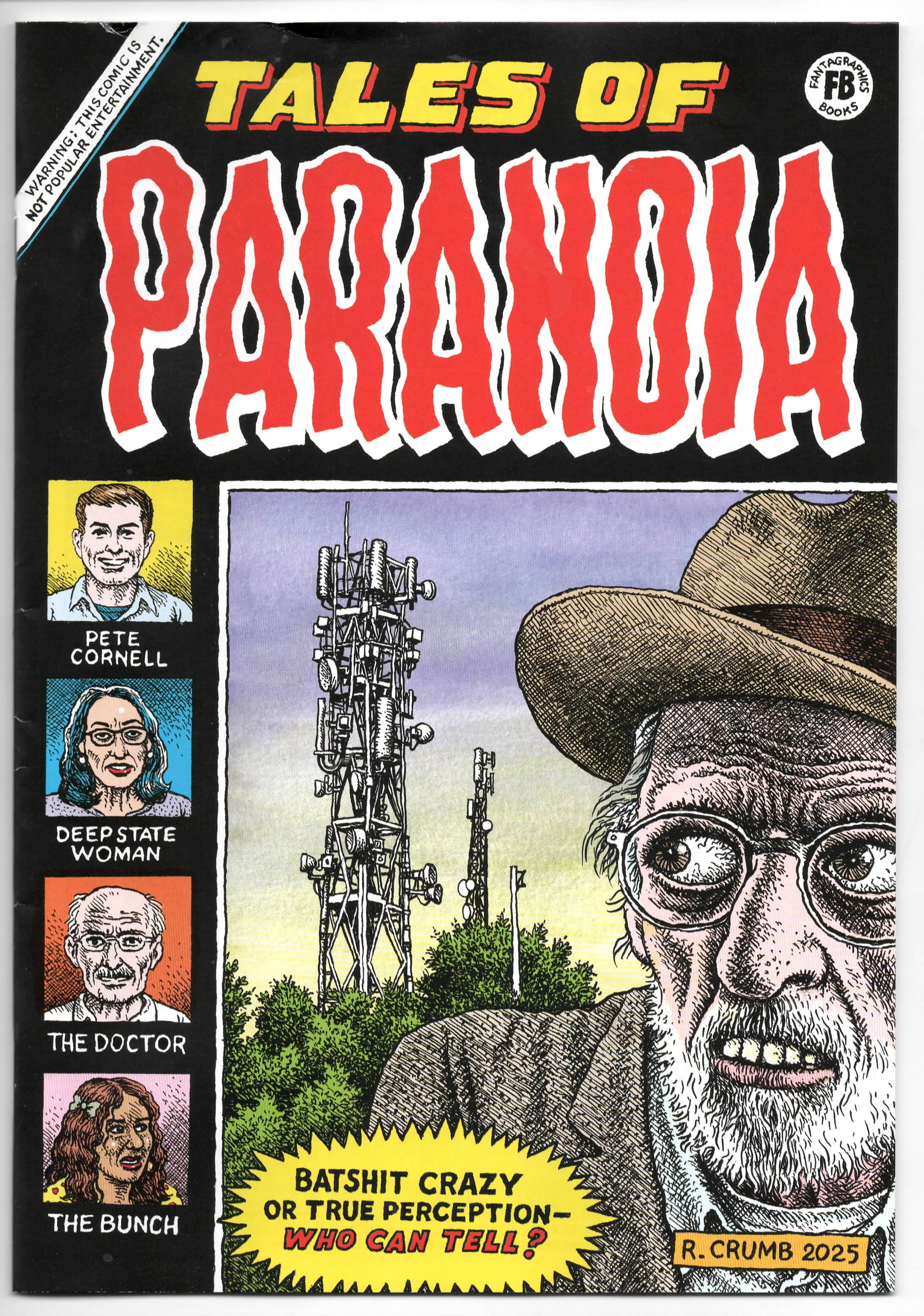 Tales of Paranoia – R. Crumb's latest comic book – Crumb Products