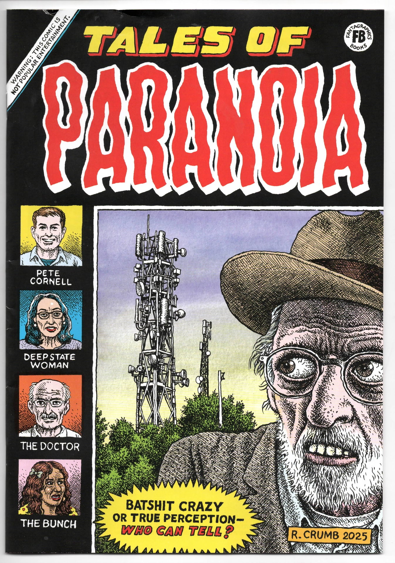 Tales of Paranoia – Crumb's latest comic book – Crumb Products