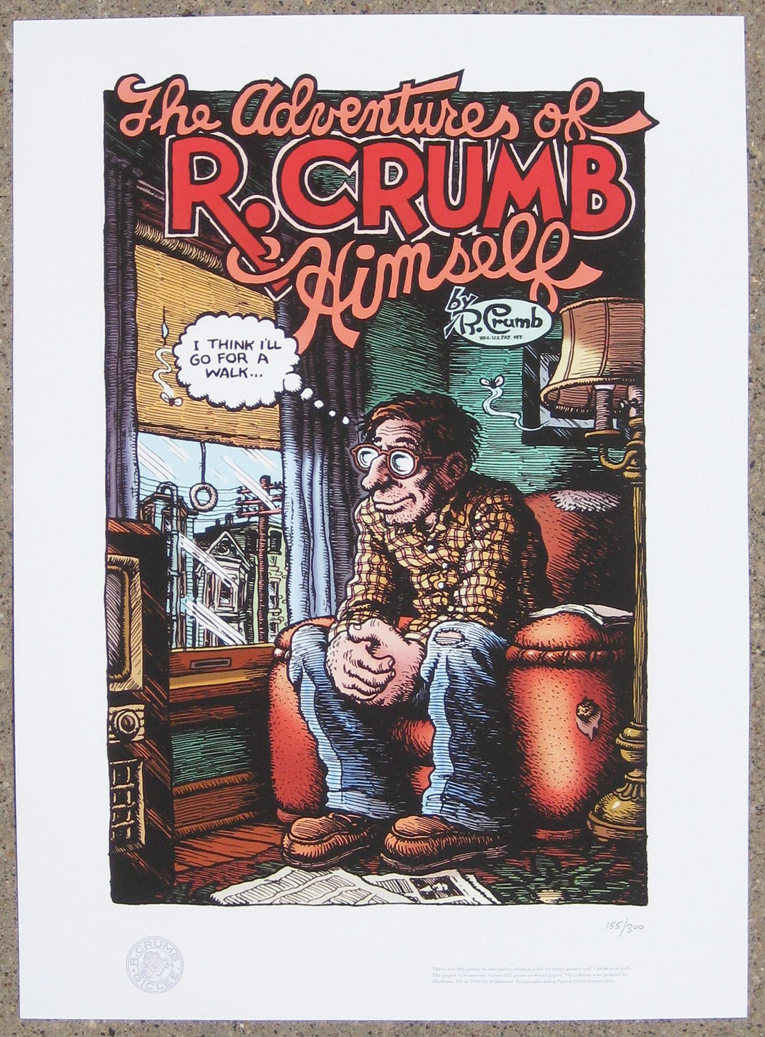 Adventures Of R Crumb Giclee Print – Crumb Products